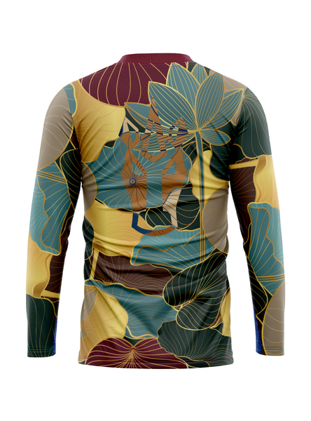 Lotus Leaves Men's Long Sleeve Sublimated Jersey – GWN Dragon Boat Pro Shop